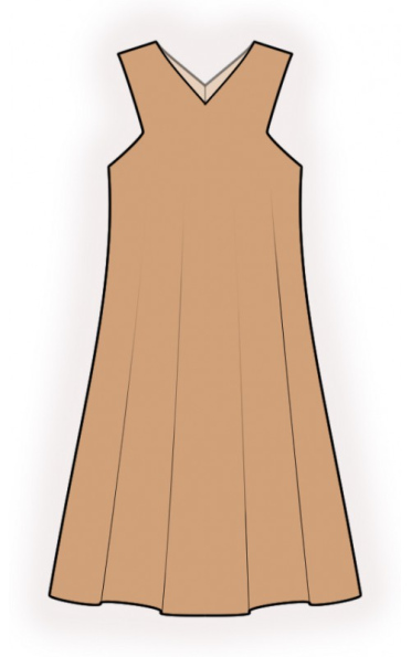 Tunic With Decorative Armhole - Sewing Pattern #2485. Made-to-measure ...